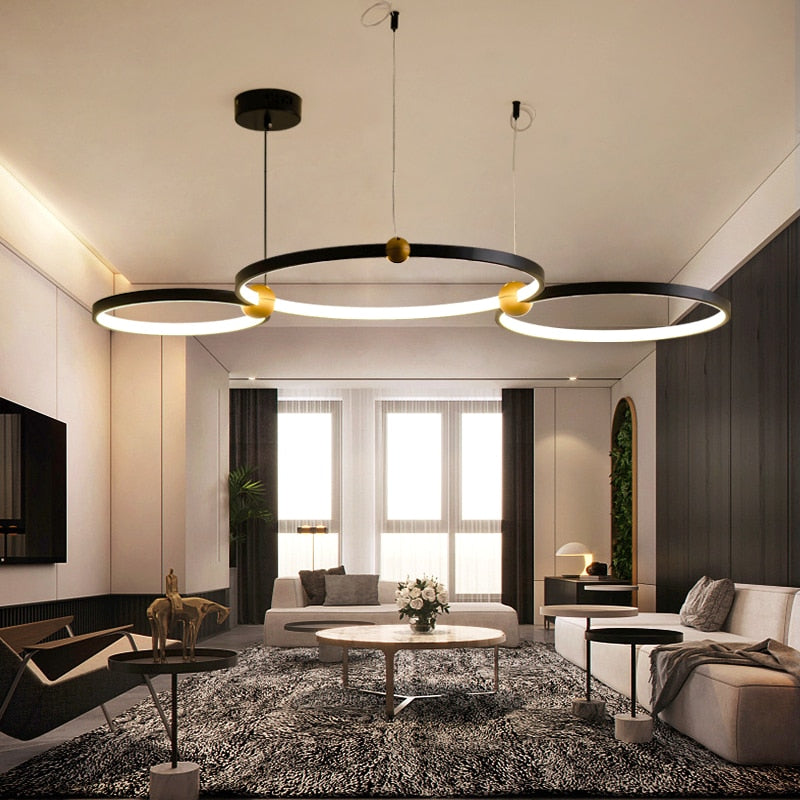CLAIRE Minimalism Black Aluminum Pendant Light | Best Goodie Shop