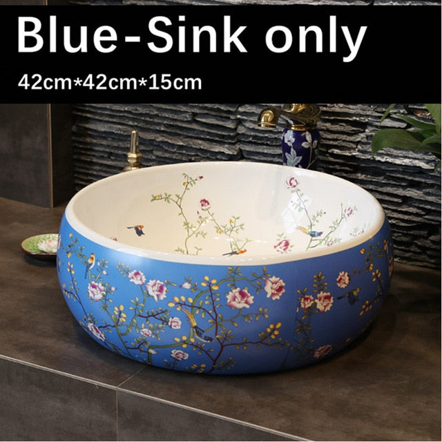 IVANO Floral Vessel Sink | Best Goodie Shop