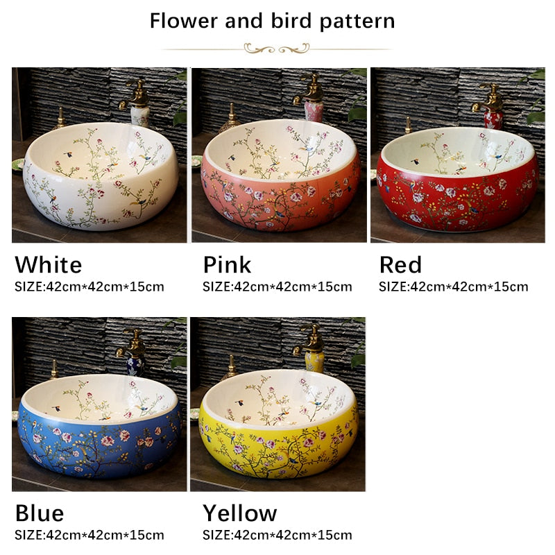 IVANO Floral Vessel Sink | Best Goodie Shop